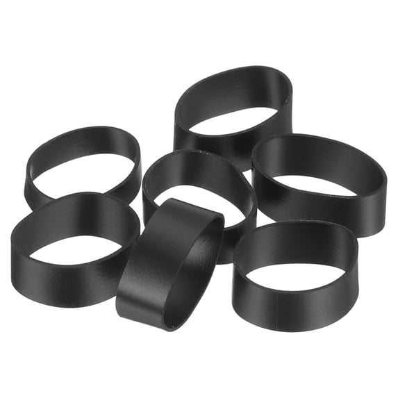 Uxcell Silicone Rubber Bands, 50Pcs 15x7mm Silicone Elastic Bands Cable ...