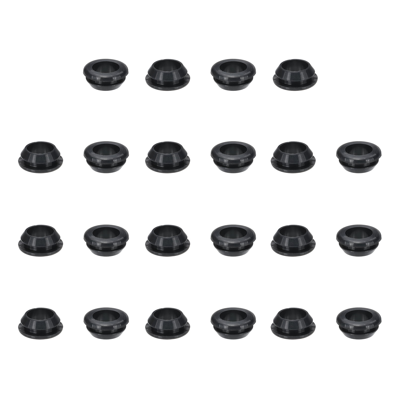 Uxcell Silicone Rubber Grommets, 22 Pcs 11/16"(17mm) Drill Hole, 9/16 ...
