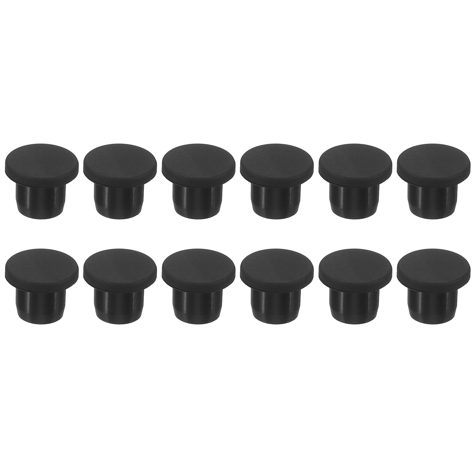 Uxcell Silicone Rubber Hole Plug 10mm Diameter Soft Flexible Stopper ...