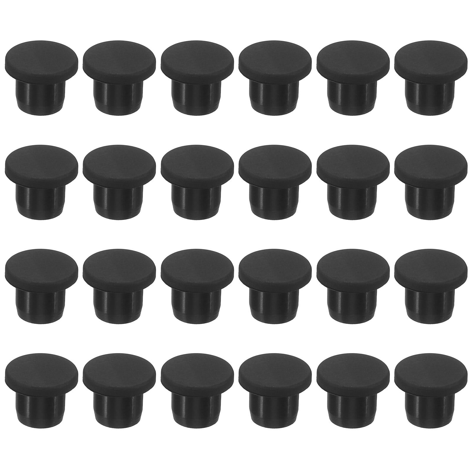 Uxcell Silicone Rubber Hole Plug 10mm Diameter Soft Flexible Stopper ...