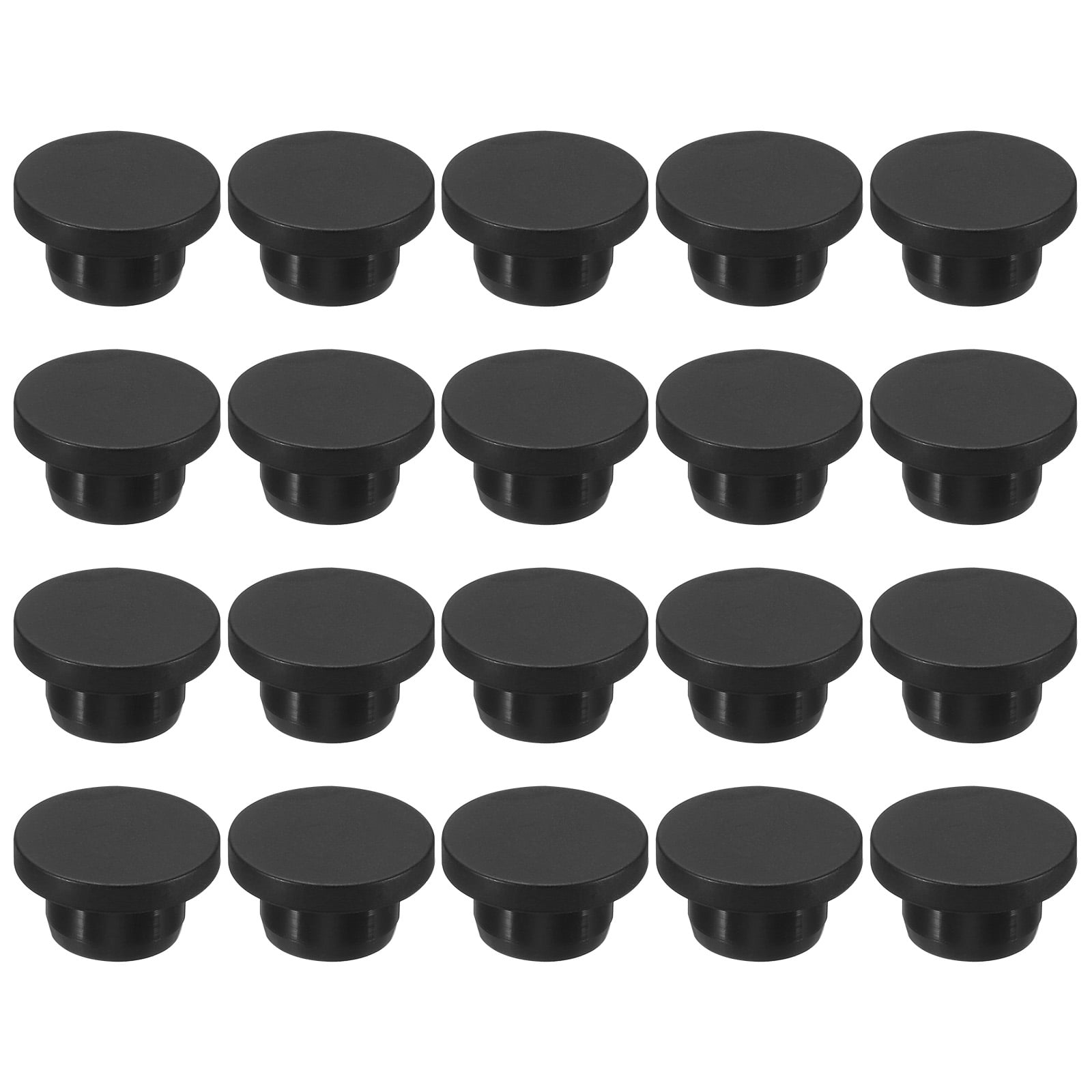 Uxcell Silicone Rubber Hole Plug 18mm Diameter Soft Flexible Stopper ...