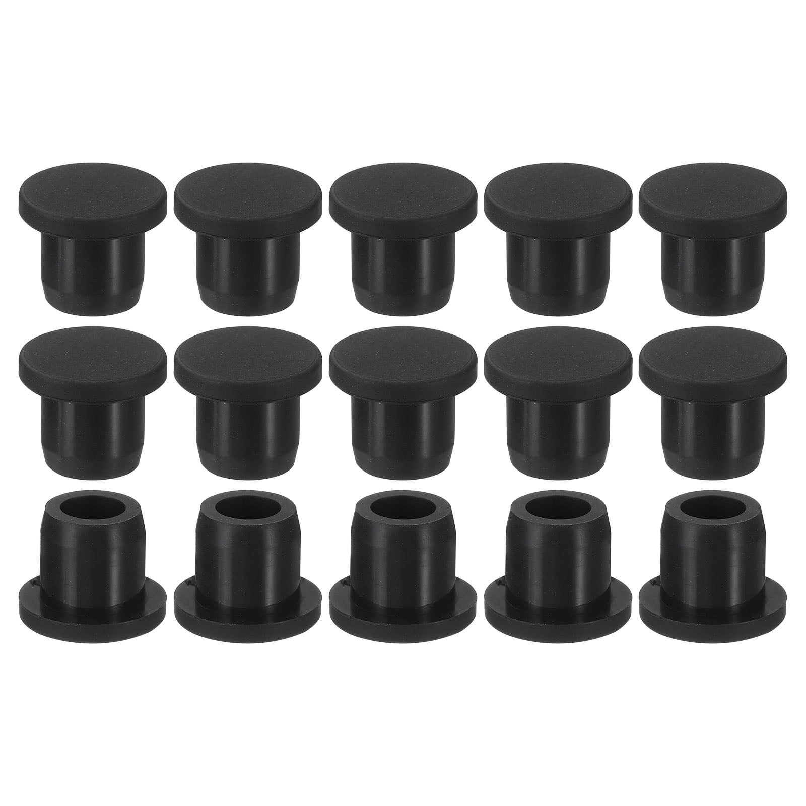Uxcell Silicone Rubber Hole Plug Soft Flexible Stopper for 10-11mm Hole ...