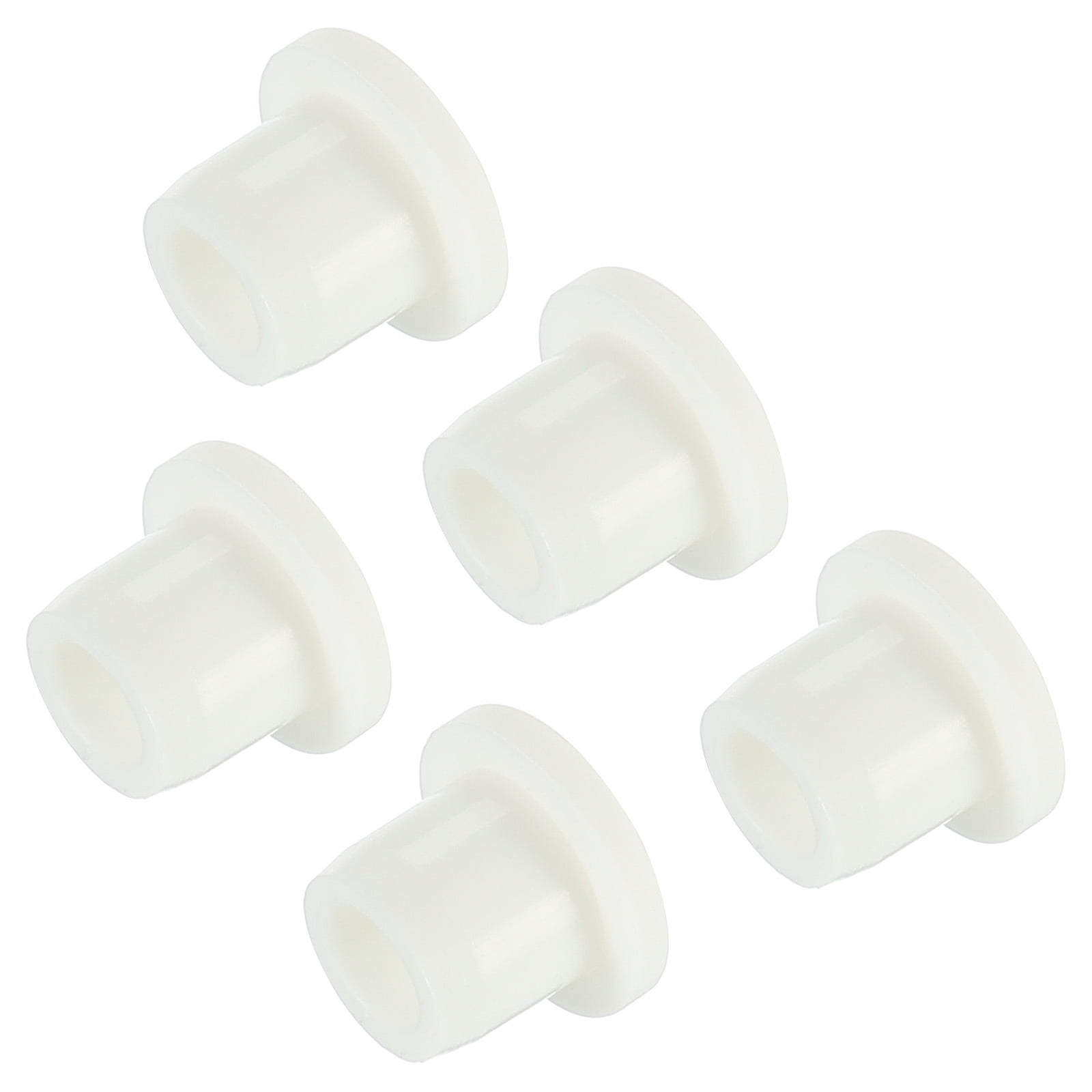 Uxcell Silicone Rubber Hole Plug White Stopper for 9-9.5mm Hole 5 Pack ...
