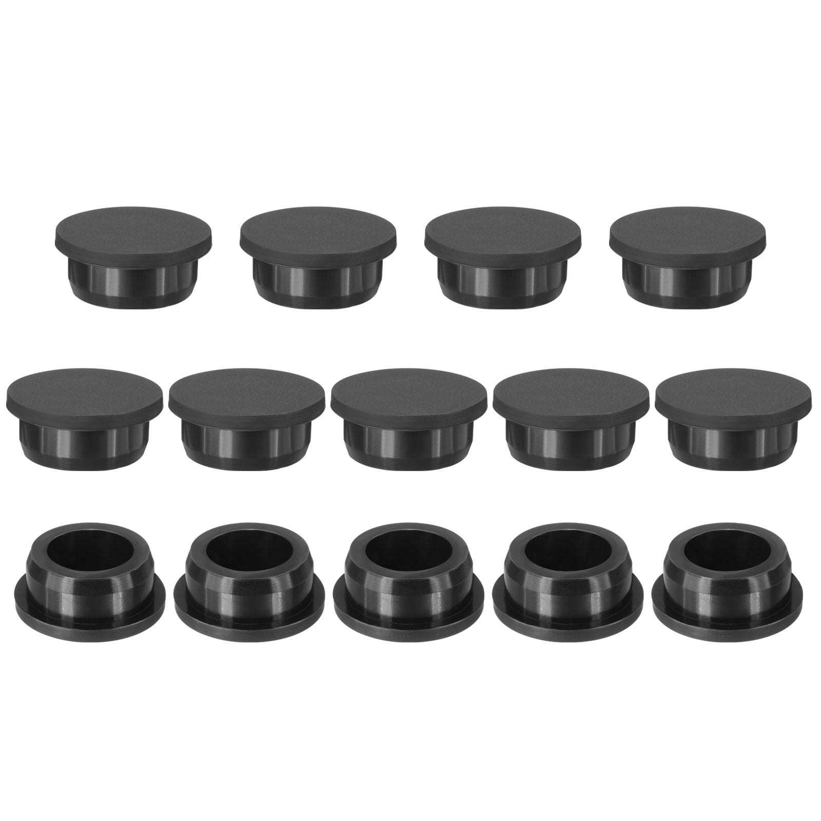 Uxcell Silicone Rubber Plug, 14 Pcs Soft Flexible Solid Rubber Stopper ...