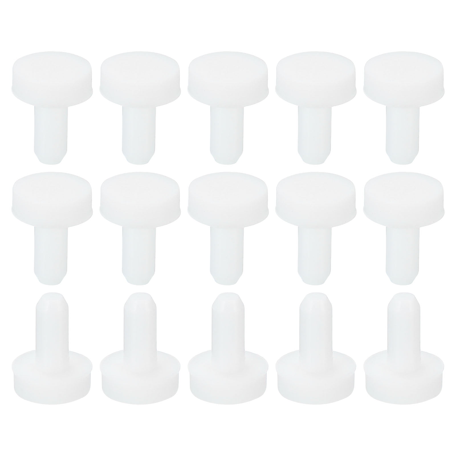Uxcell Silicone Rubber Solid Plug Soft Flexible Stopper for 2.8-3mm ...