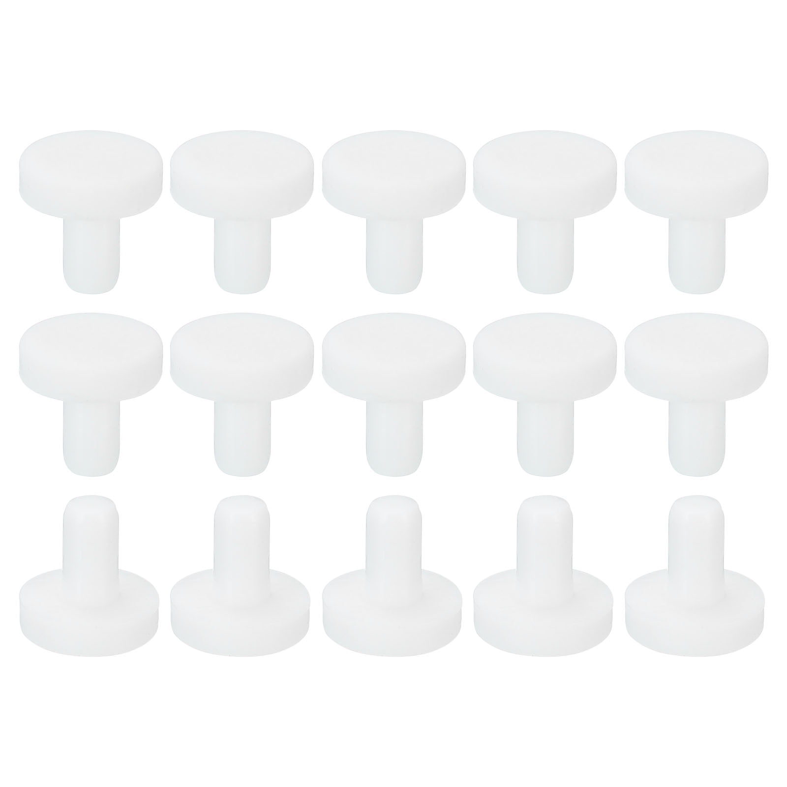 Uxcell Silicone Rubber Solid Plug Soft Flexible Stopper for 3.5-4mm ...