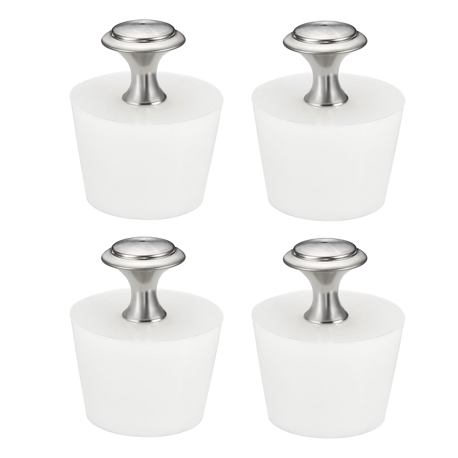 Uxcell Silicone Rubber Tapered Plug 32mm to 42mm Solid Bungs Stopper ...