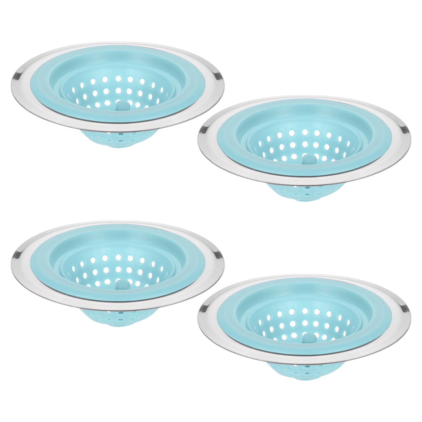 Uxcell Silicone Sink Strainer, 4Pack Kitchen Sink Drain Strainer ...