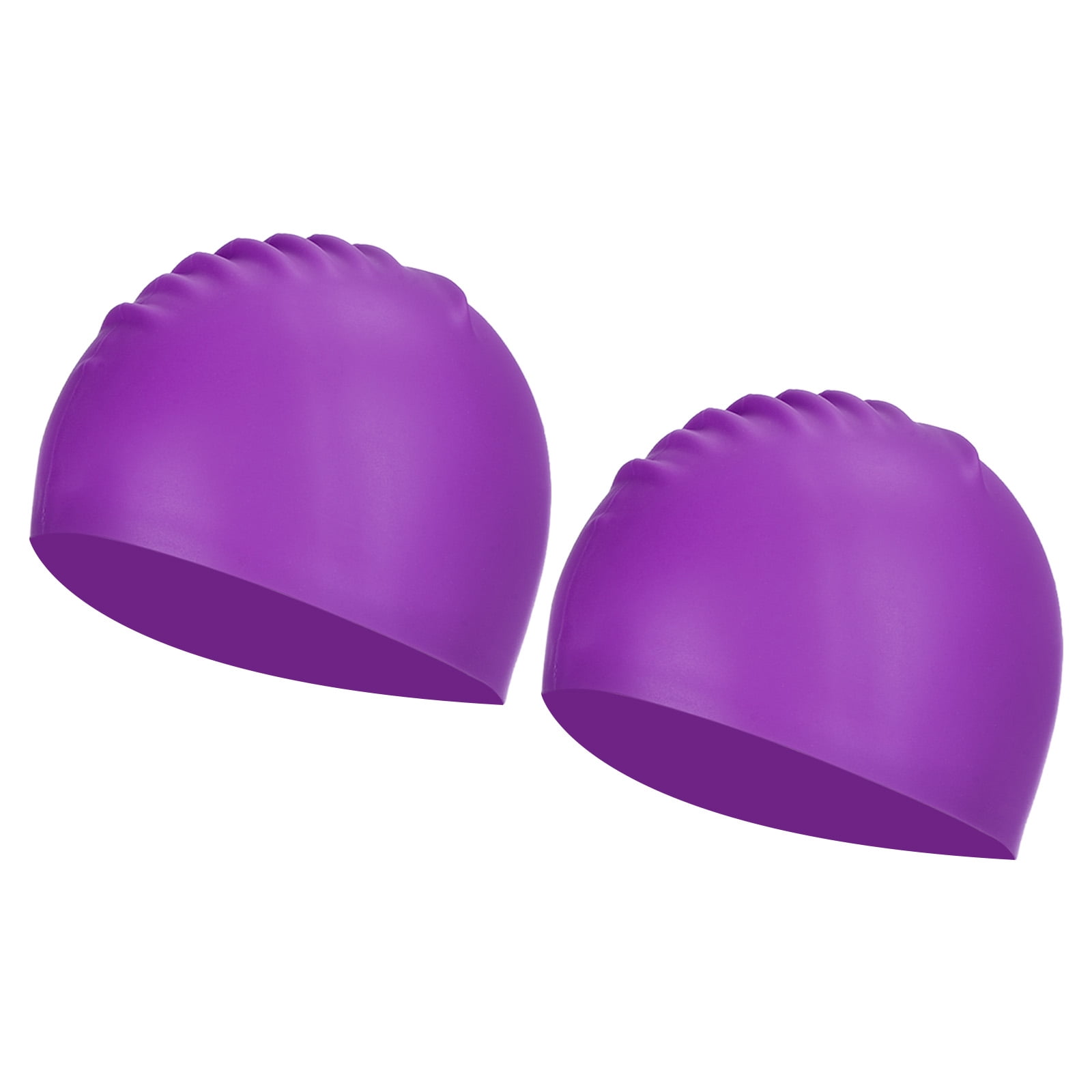 Uxcell Silicone Swim Cap, Waterproof Swimming Hat Non-Slip Adult Swim ...