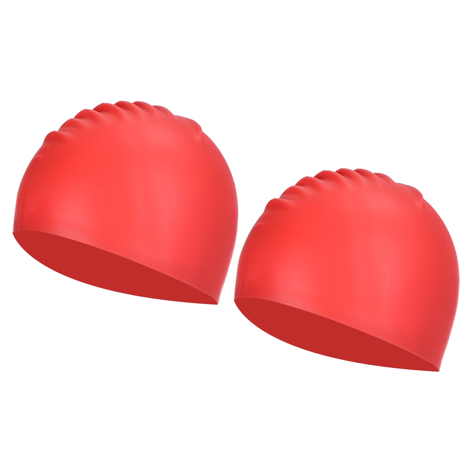 Uxcell Silicone Swim Cap, Waterproof Swimming Hat Non-Slip Adult Swim ...