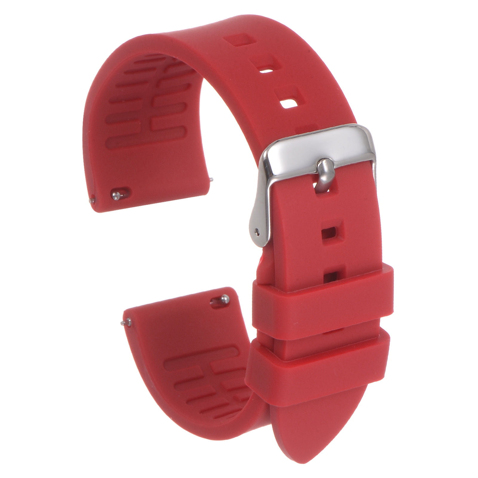 Uxcell Silicone Watch Band 24mm Soft Rubber Waterproof Watch Strap with ...