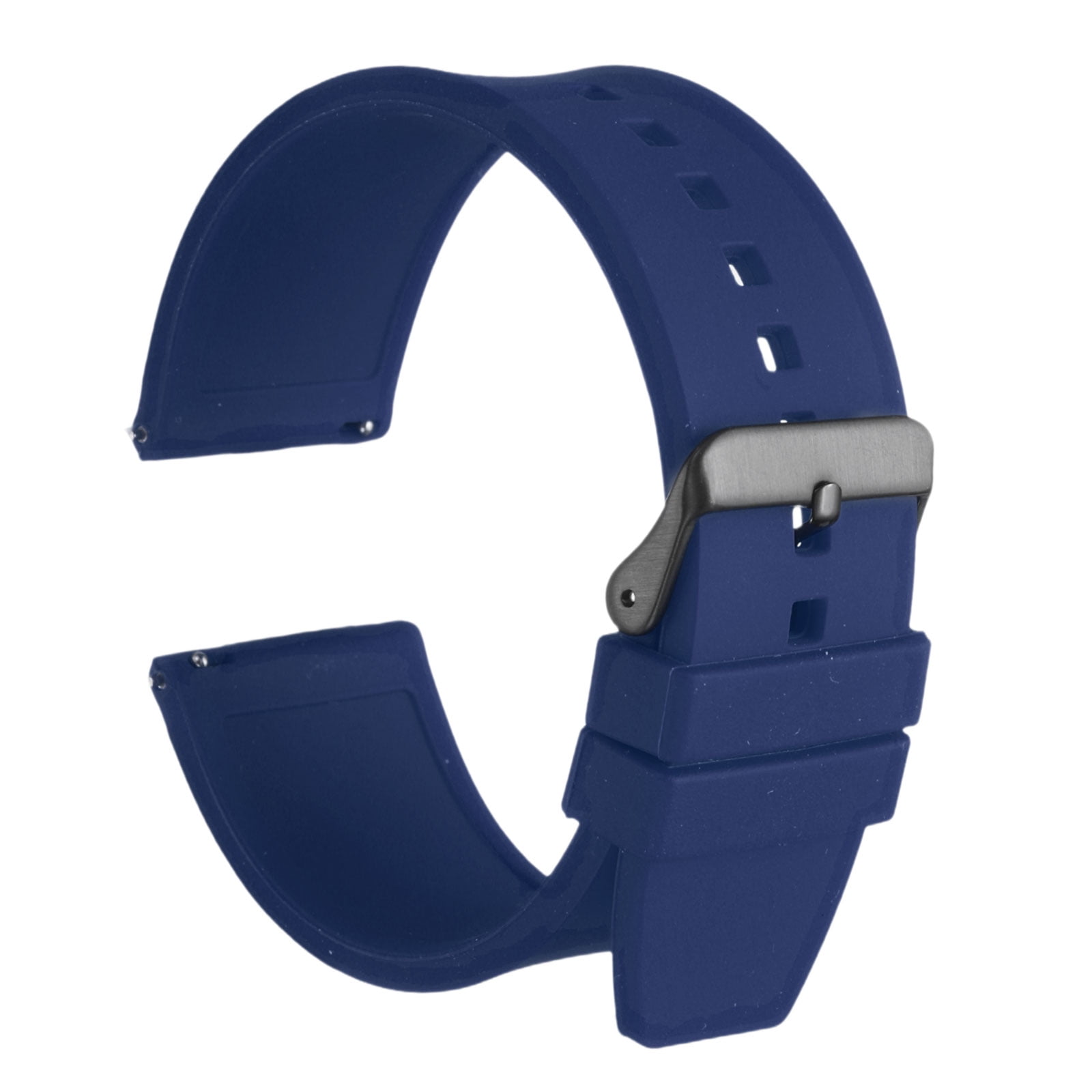 Uxcell Silicone Watch Band 26mm Quick Release Flexible Soft Rubber ...