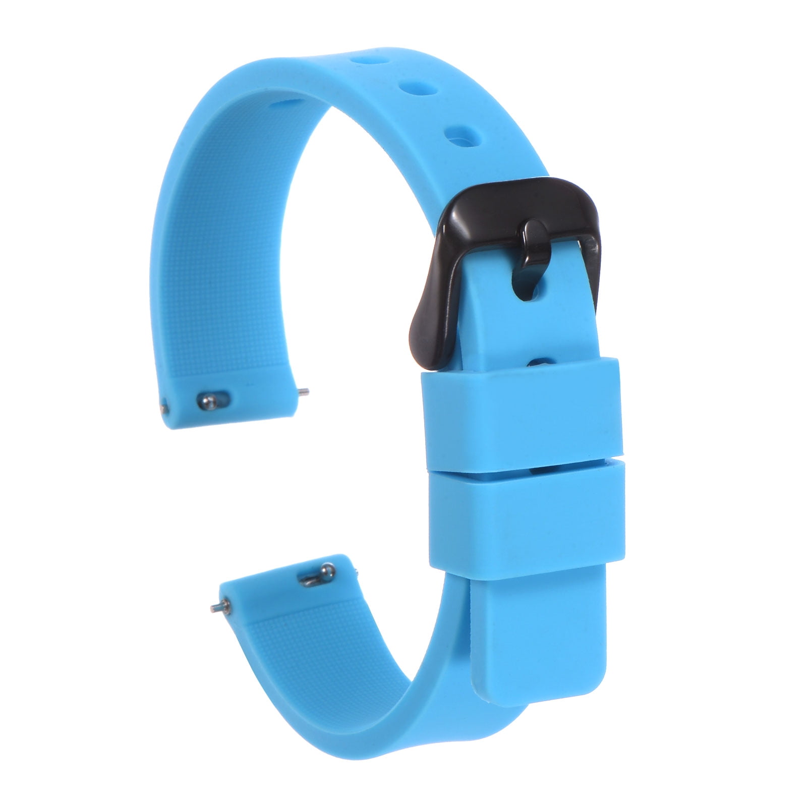 Uxcell Silicone Watch Band Quick Release Soft Rubber Watch Strap Light ...