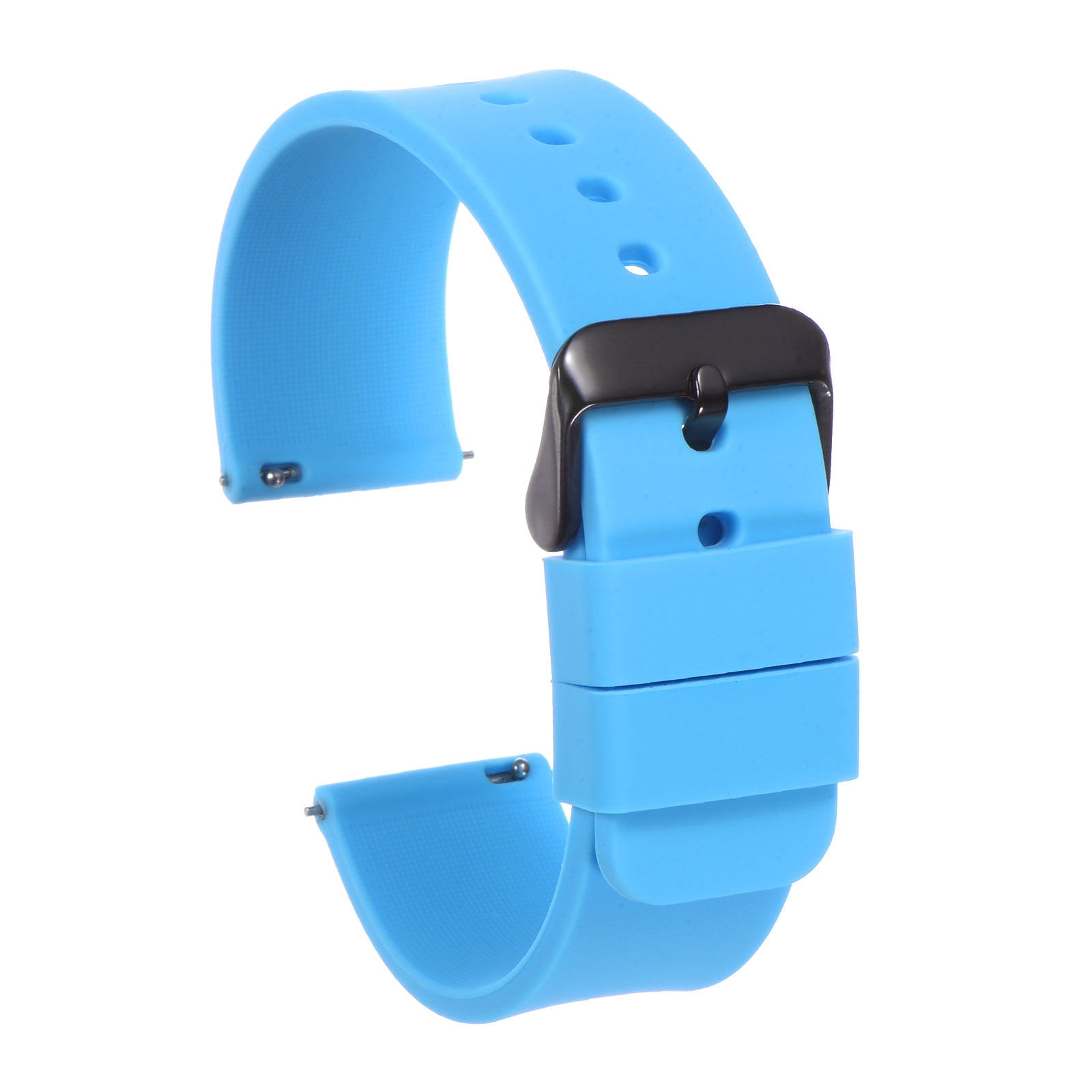 Uxcell Silicone Watch Band Quick Release Soft Rubber Watch Strap Light ...