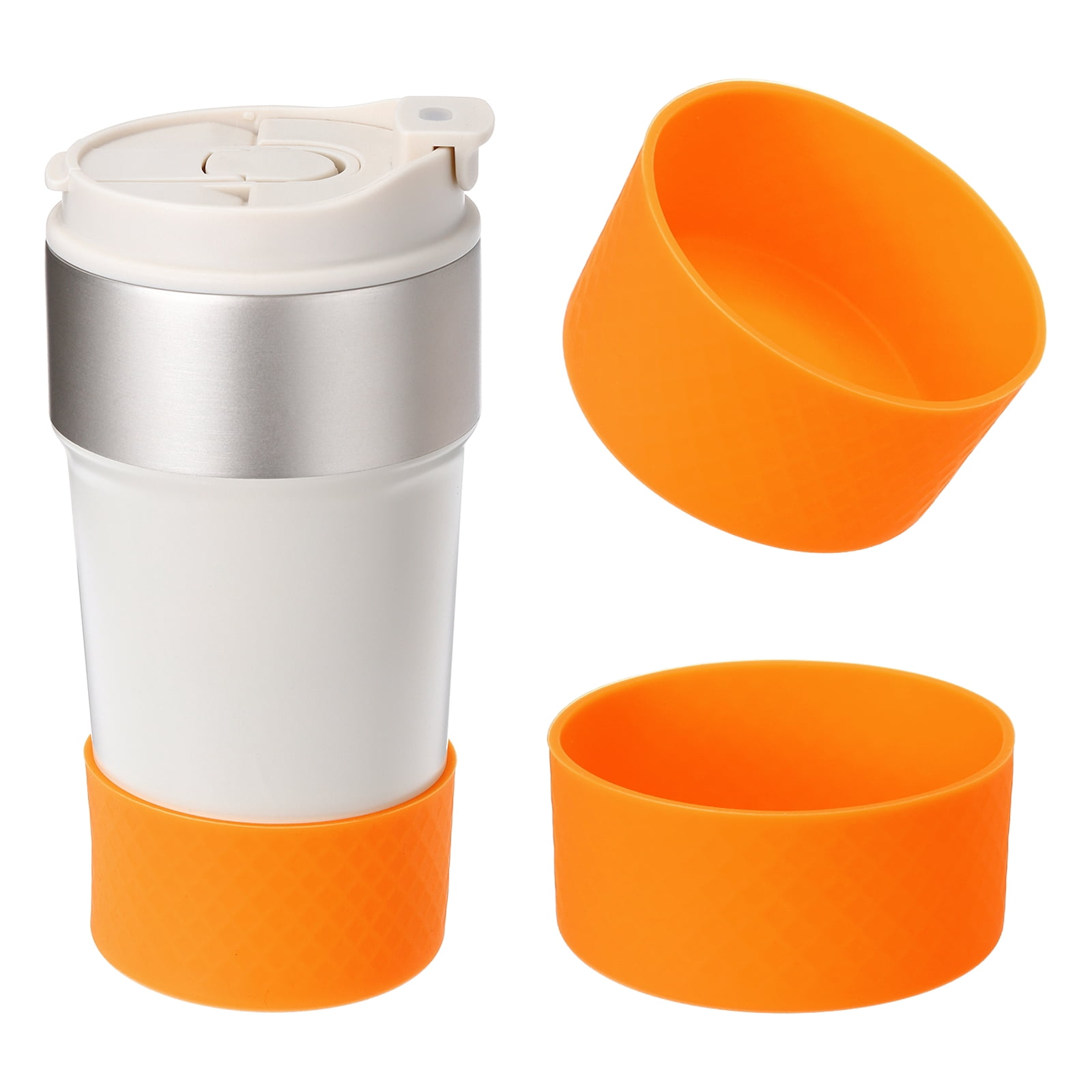 Uxcell Silicone Water Bottle Boot Water Bottle Protective Sleeves Anti ...