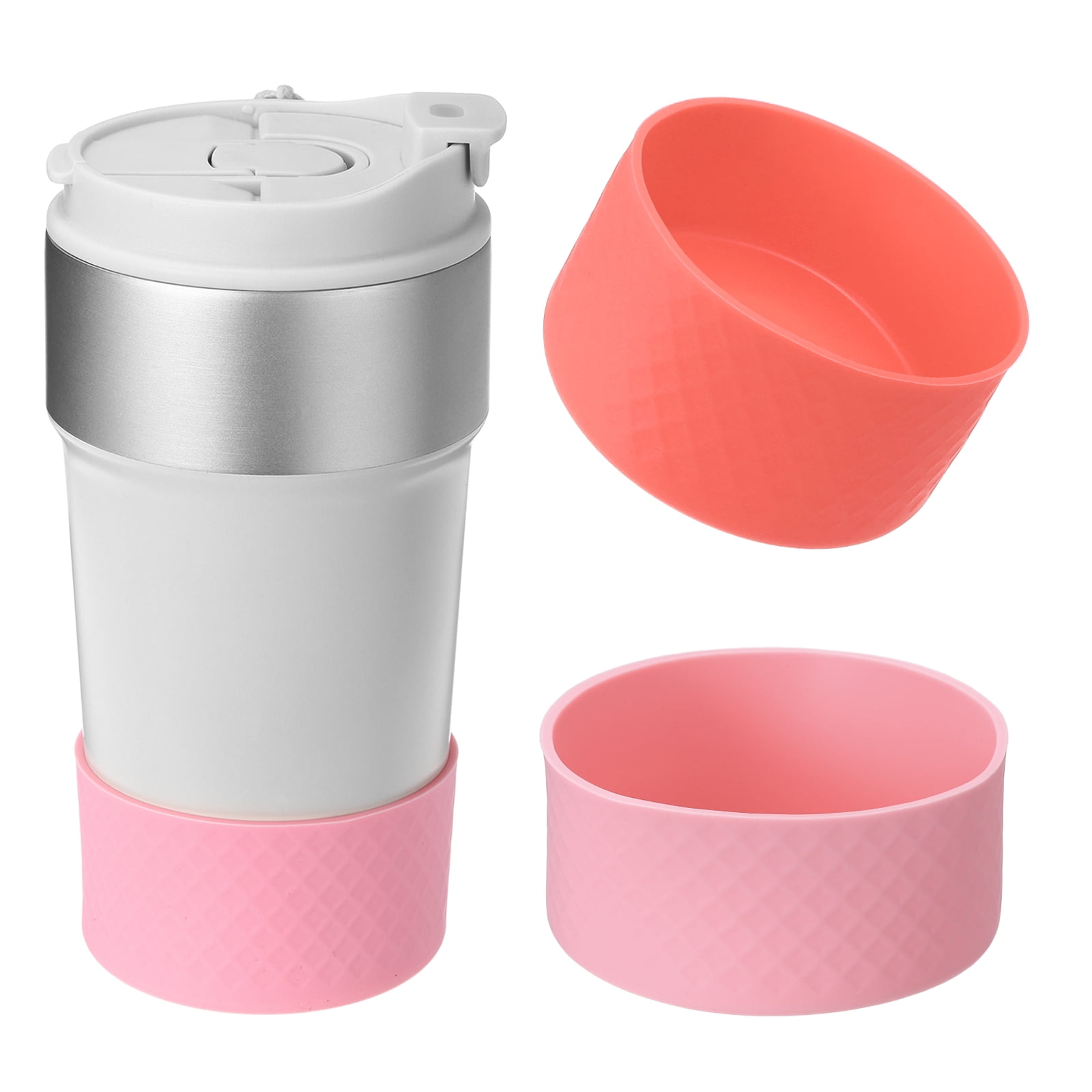 Uxcell Silicone Water Bottle Boot Water Bottle Protective Sleeves Anti ...