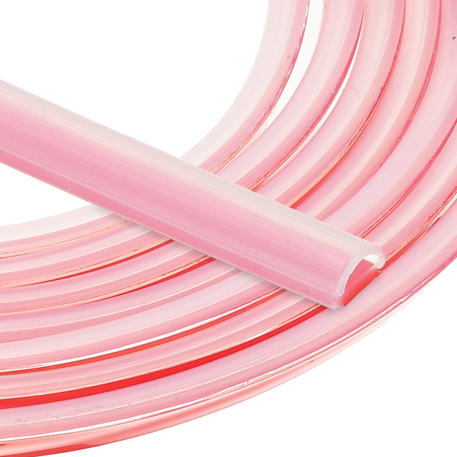 Uxcell Silicone Weather Stripping Door Seal, 19.7 ft D Shape Weather ...