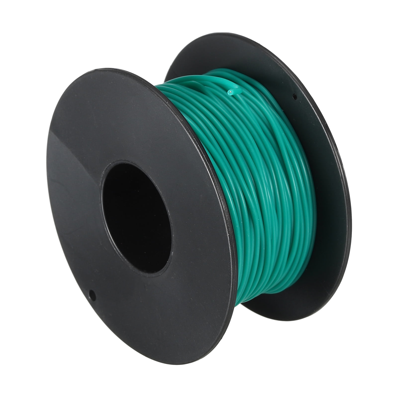 Uxcell Silicone Wire 28 AWG Stranded Green Spool 30m Electrical Tinned ...