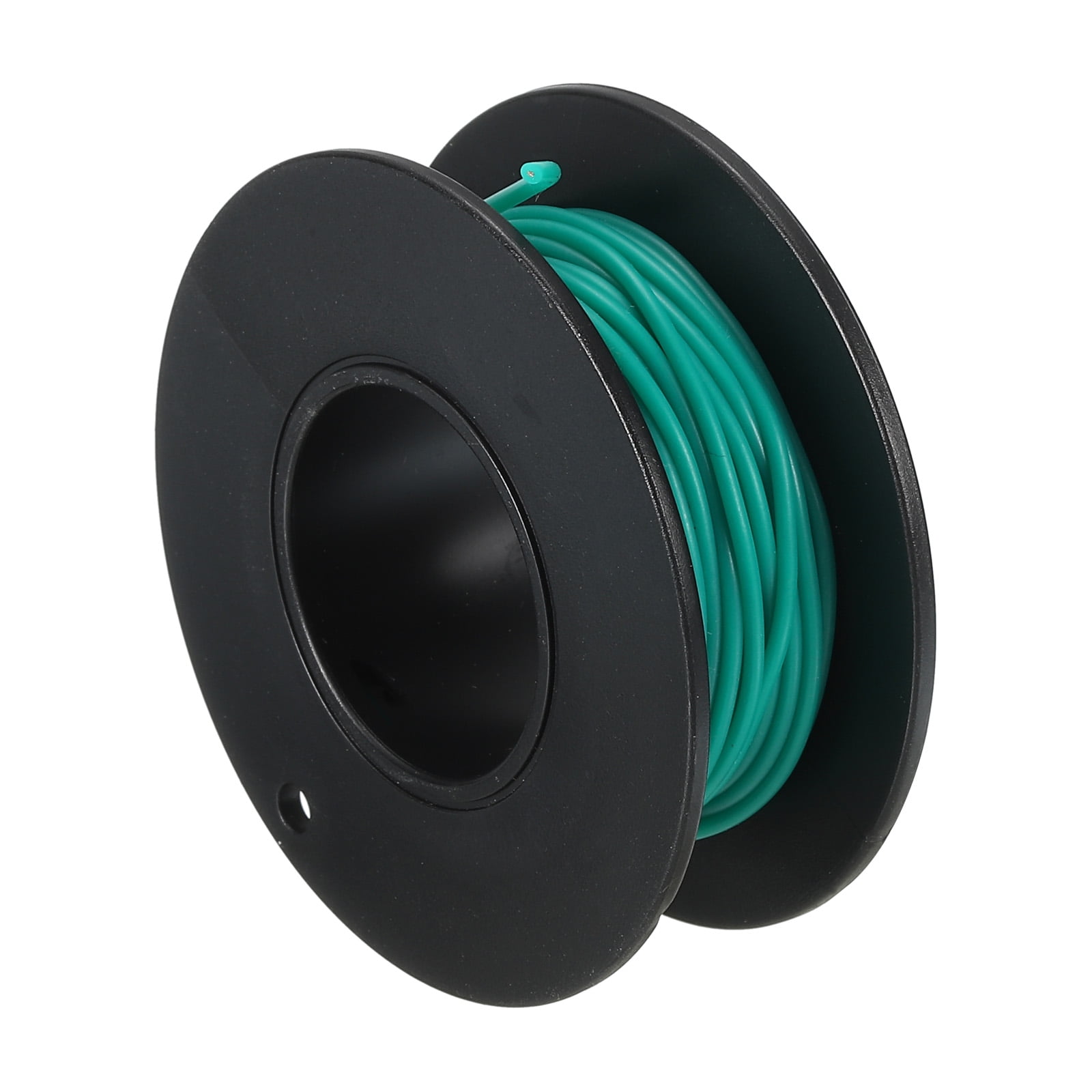 Uxcell Silicone Wire 28 AWG Stranded Green Spool 6m Electrical Tinned ...