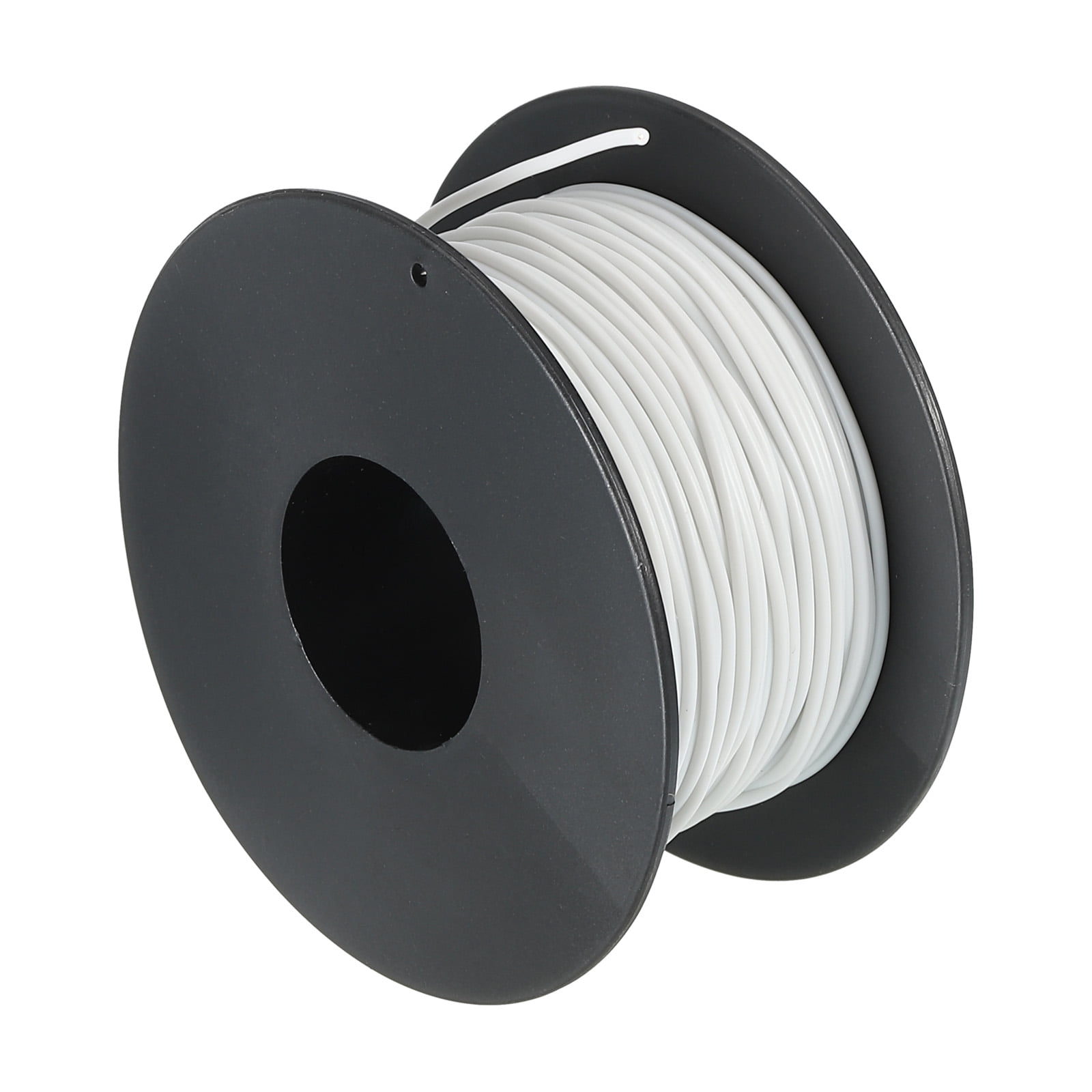 Uxcell Silicone Wire 28 AWG Stranded White Spool 30m Electrical Tinned ...