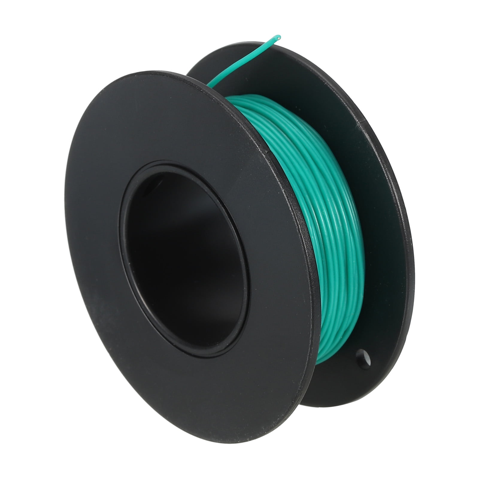 Uxcell Silicone Wire 30 AWG Stranded Green Spool 15m Electrical Tinned ...