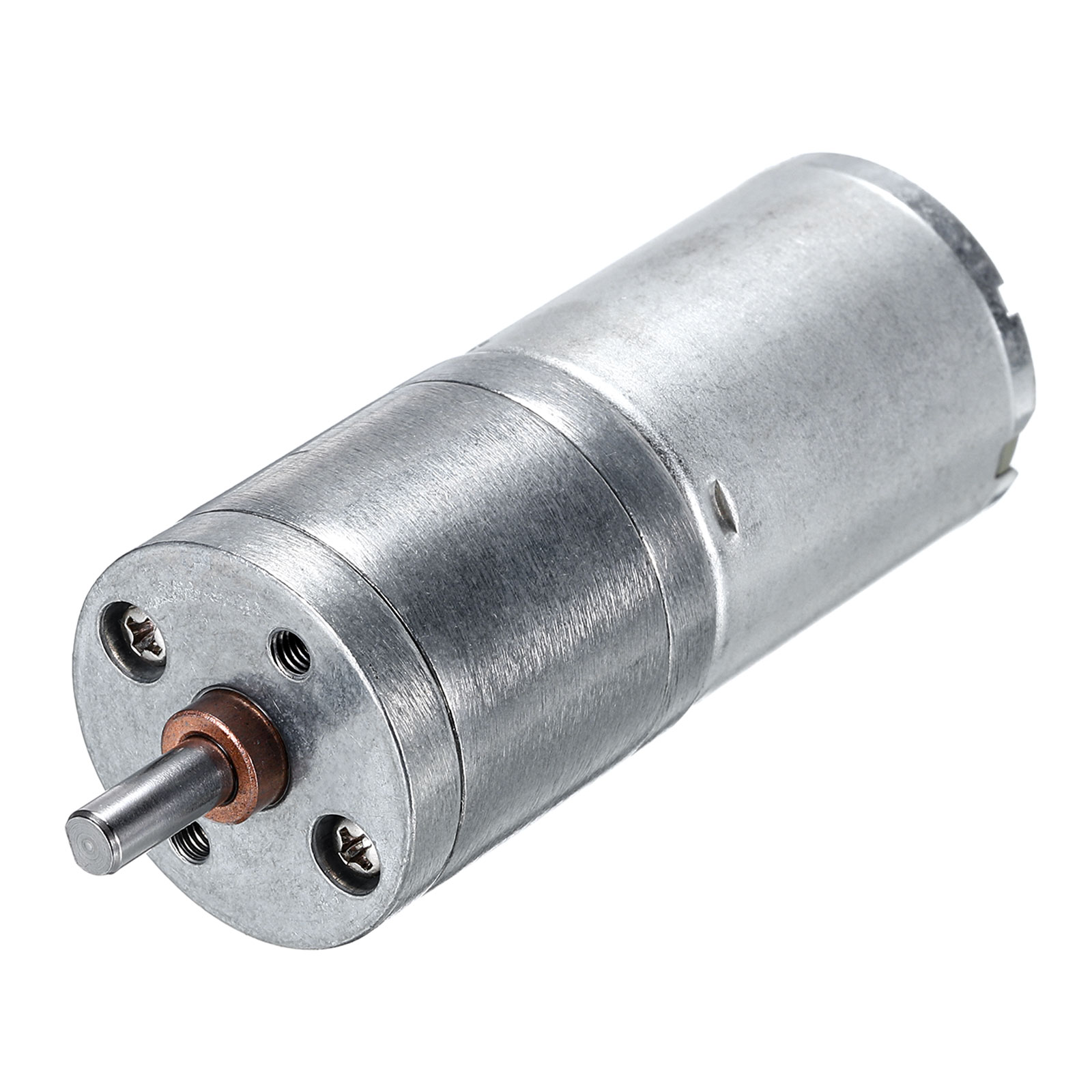 Uxcell Silver Tone Micro Gear Box Motor Speed Reduction Geared Motor DC ...