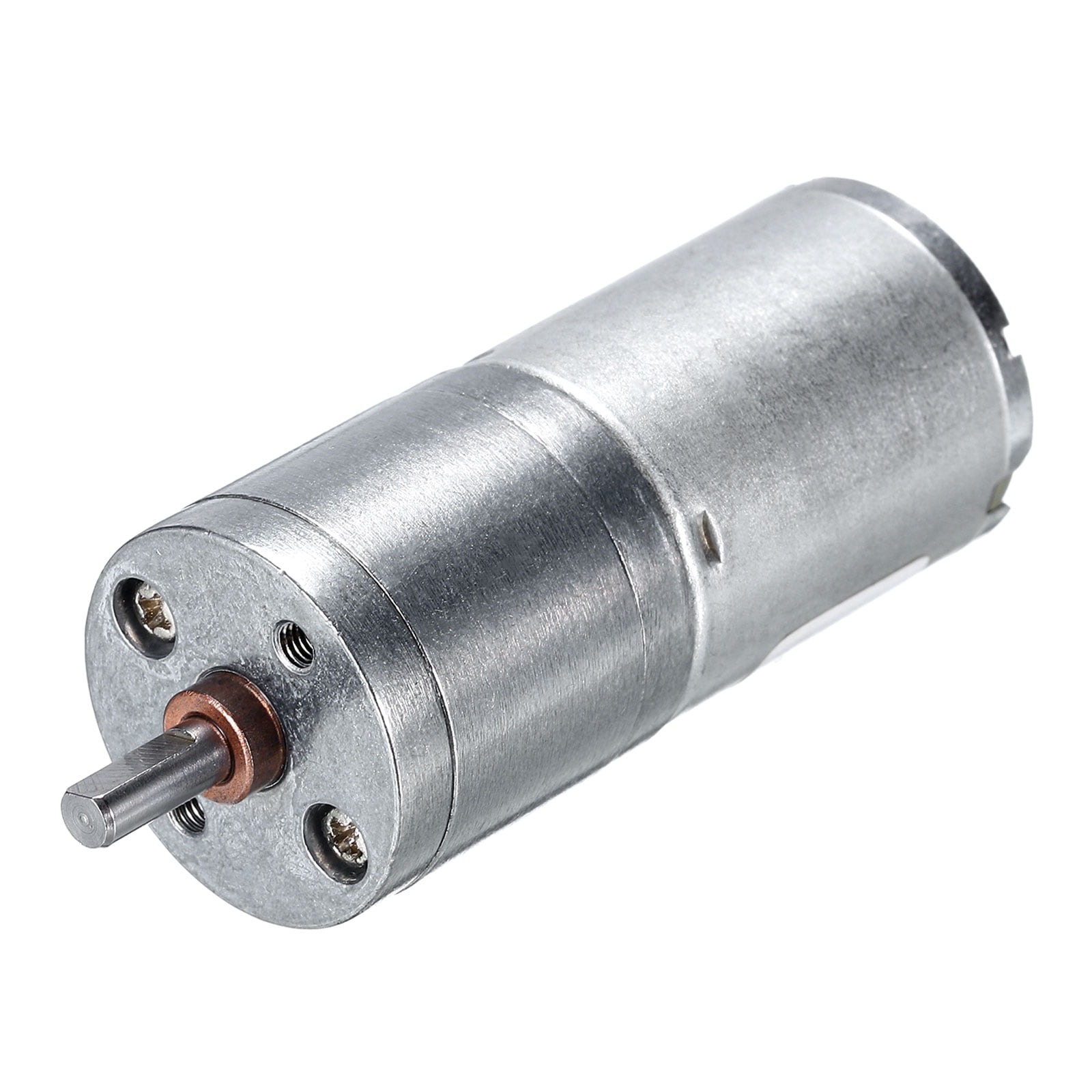 Uxcell Silver Tone Micro Gear Box Motor Speed Reduction Geared Motor DC ...