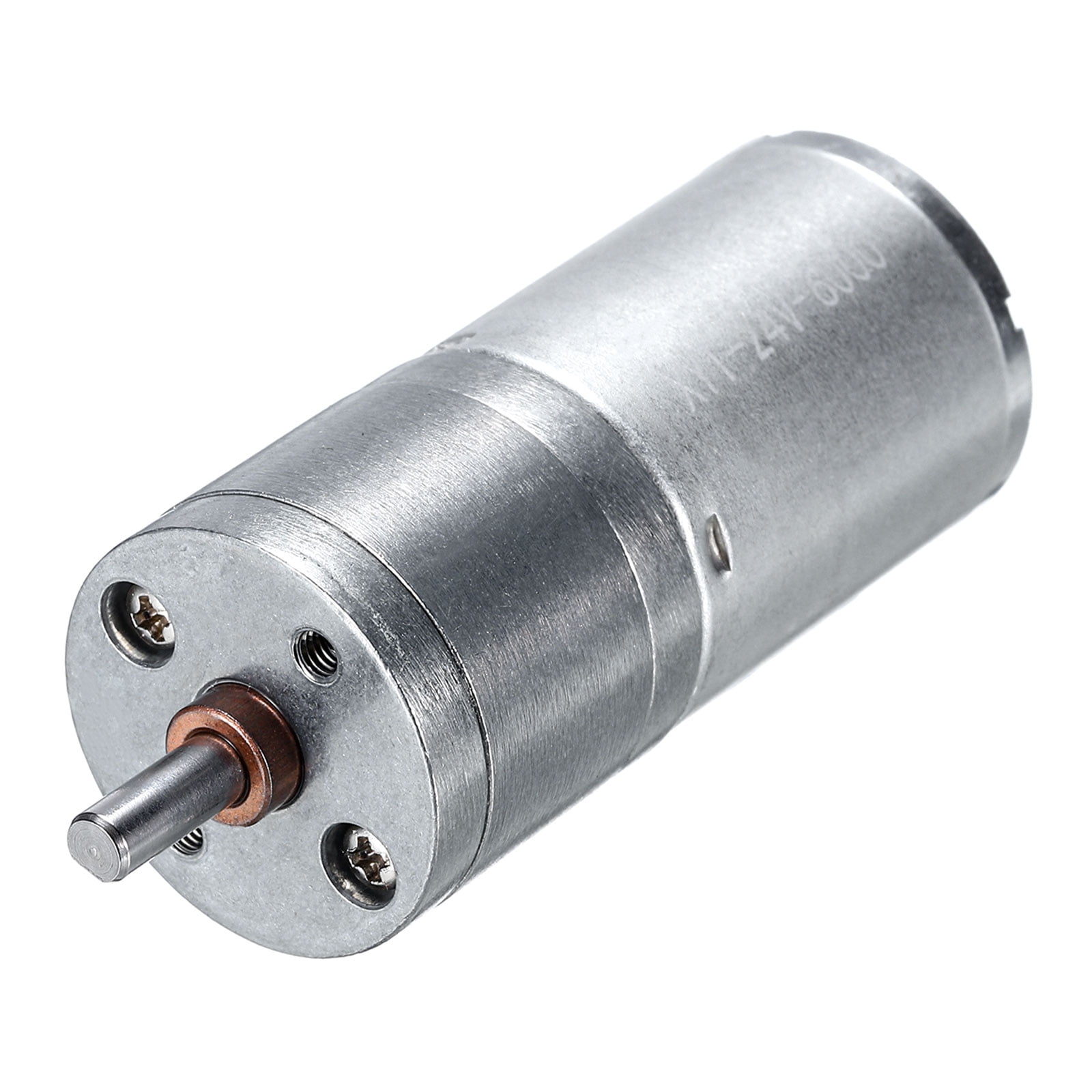 Uxcell Silver Tone Micro Gear Box Motor Speed Reduction Geared Motor DC ...