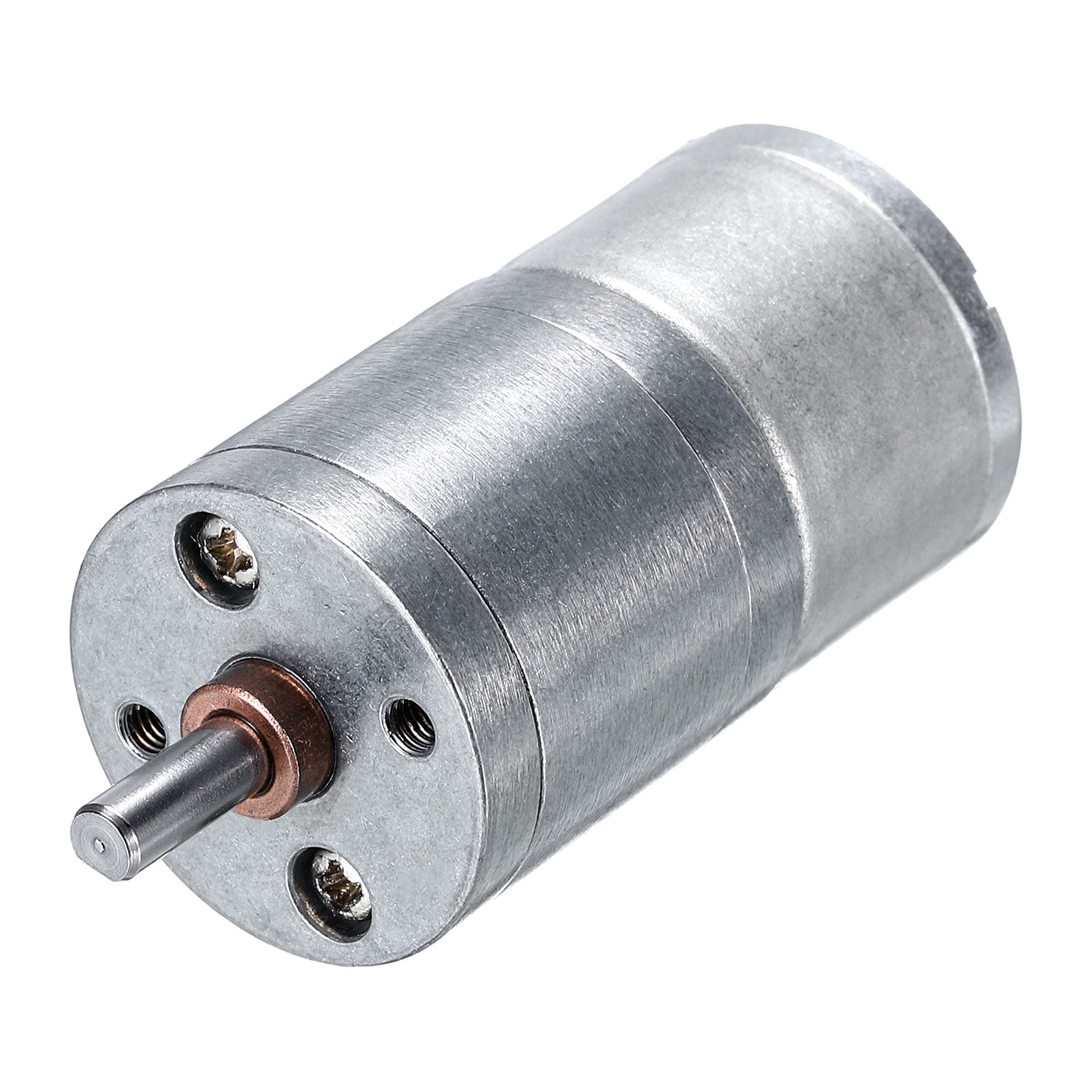 Uxcell Silver Tone Micro Gear Box Motor Speed Reduction Geared Motor DC ...