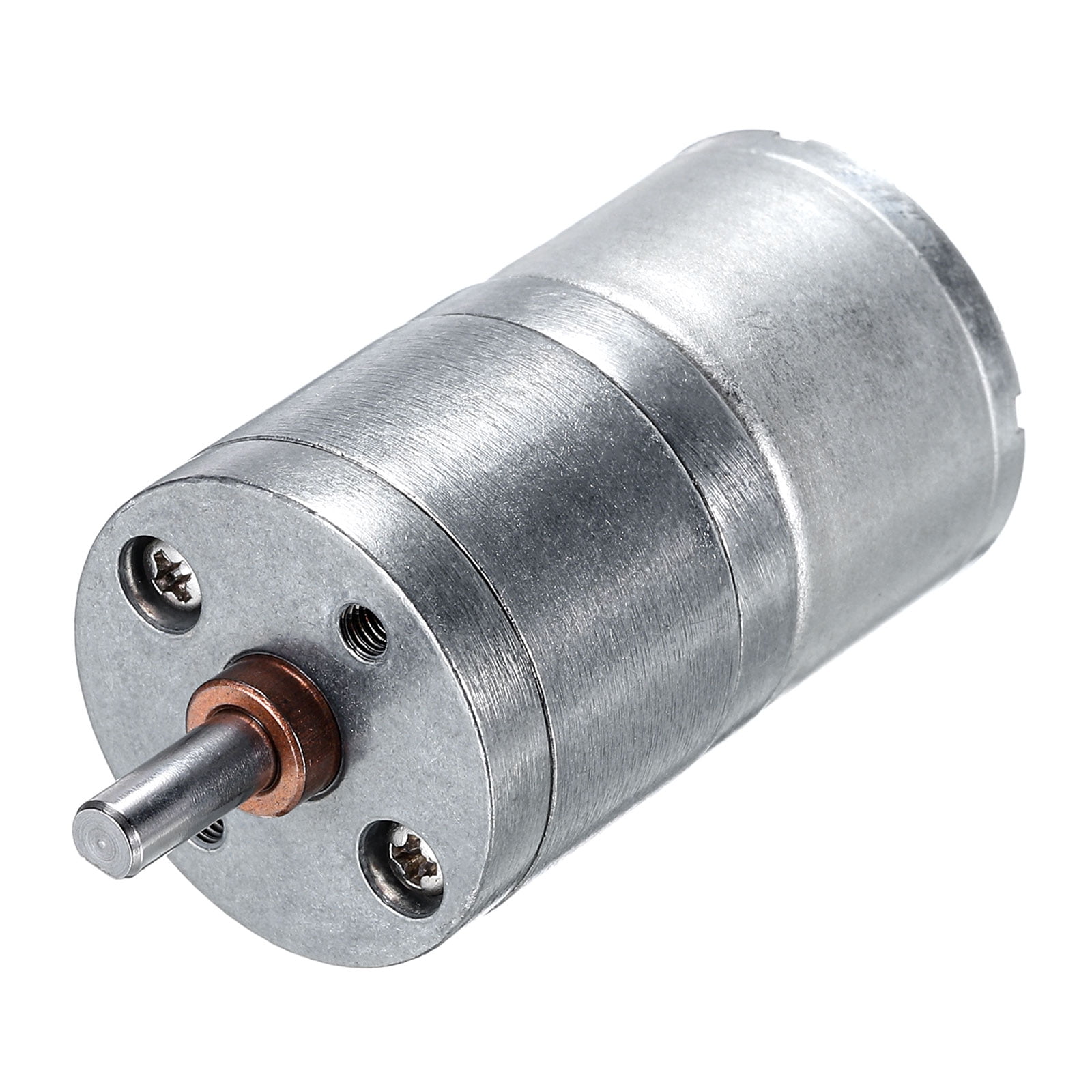 Uxcell Silver Tone Micro Gear Box Motor Speed Reduction Geared Motor DC ...