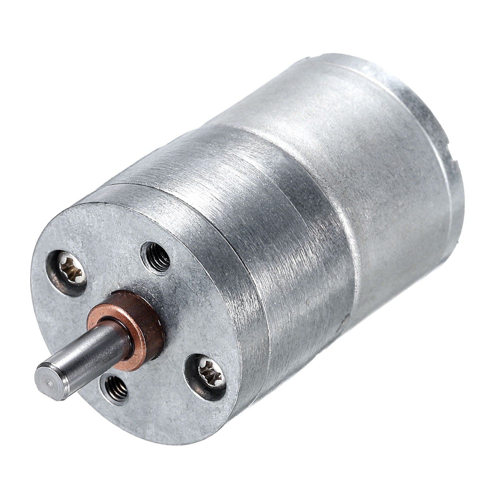 Uxcell Silver Tone Micro Gear Box Motor Speed Reduction Geared Motor DC ...