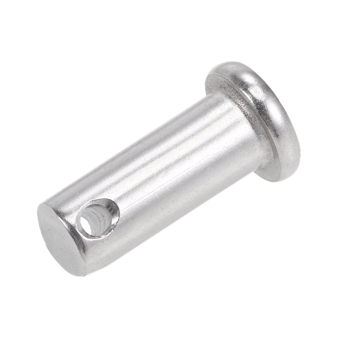 Uxcell Single Hole Clevis Pins - 10mmx25mm Flat Head 304 Stainless ...
