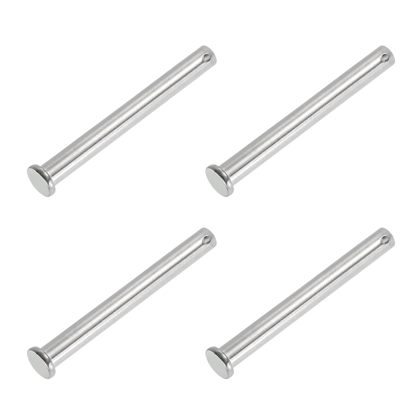 Uxcell Single Hole Clevis Pins 304 Stainless Steel Flat Head Pin for ...