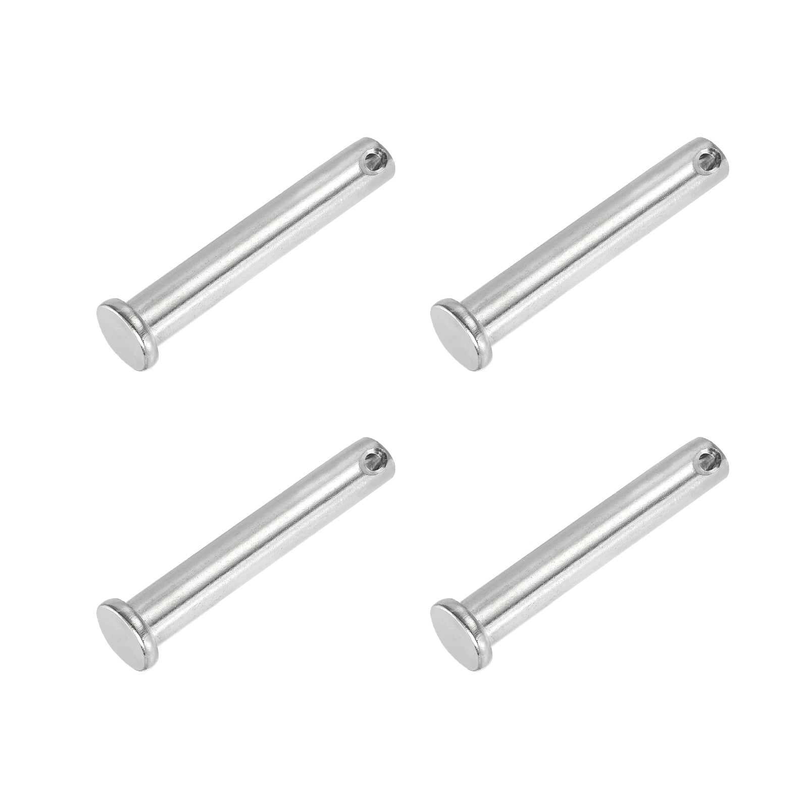 Uxcell Single Hole Clevis Pins 304 Stainless Steel Flat Head Pin for ...