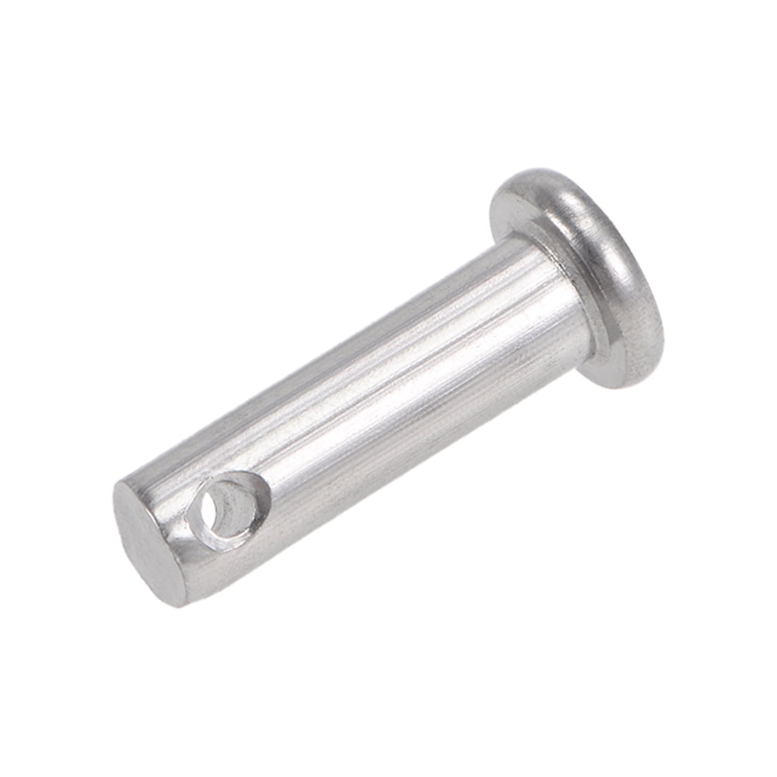 Uxcell Single Hole Clevis Pins - 6mmx20mm Flat Head 304 Stainless Steel Link Hinge Pin - Walmart.com