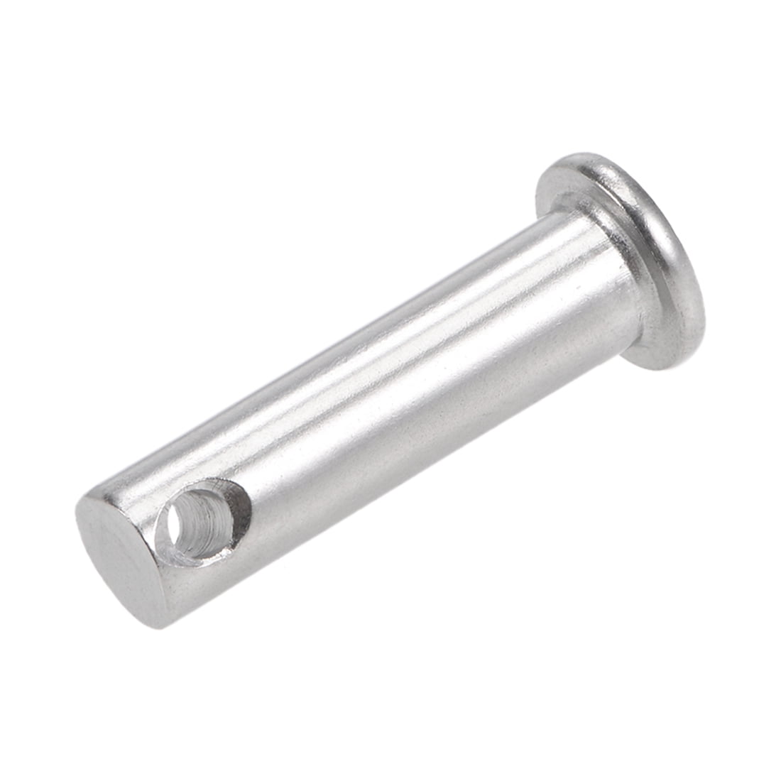 Uxcell Single Hole Clevis Pins - 8mmx30mm Flat Head 304 Stainless Steel Link Hinge Pin - Walmart.com