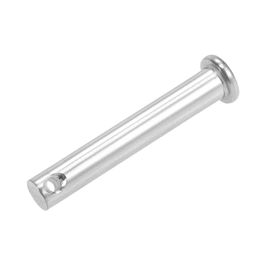 Uxcell Single Hole Clevis Pins - 8mmx50mm Flat Head 304 Stainless Steel Link Hinge Pin - Walmart.com