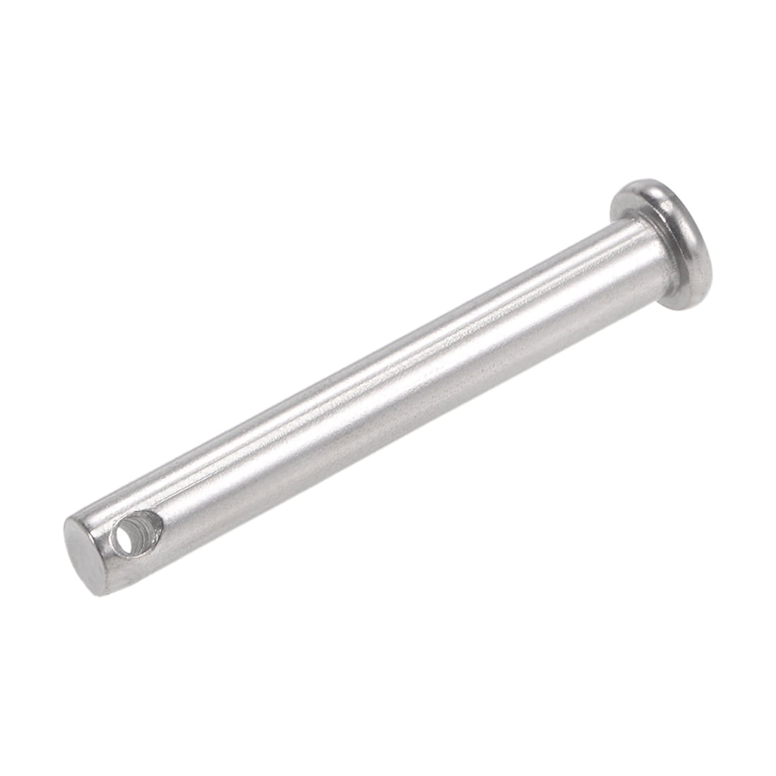 Uxcell Single Hole Clevis Pins - 8mmx60mm Flat Head 304 Stainless Steel Link Hinge Pin - Walmart.com