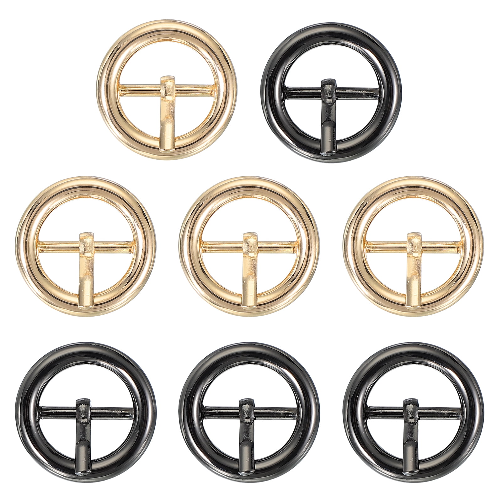Single Prong Belt Buckle, Metal Roller Buckle Round Center Bar Buckles ...