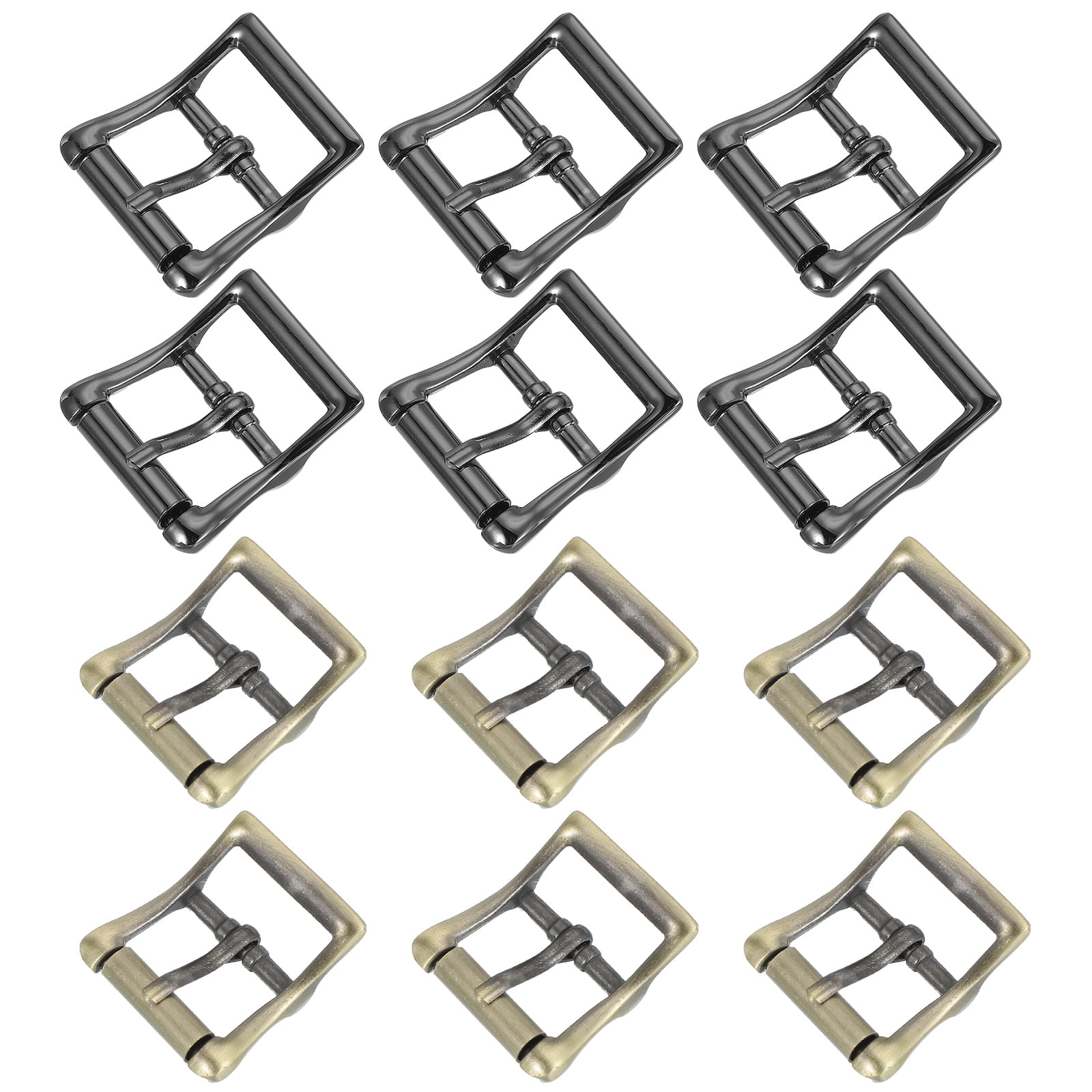 Uxcell Single Prong Belt Buckle Metal Center Bar Square Replacement ...