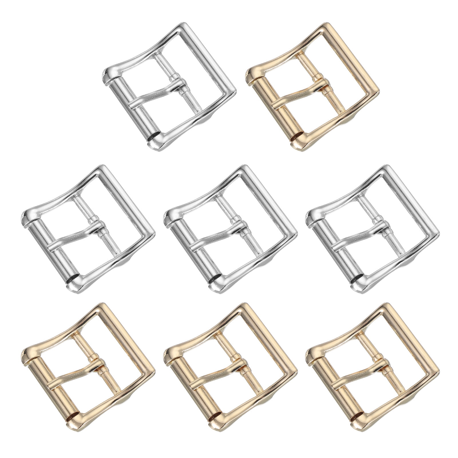 Uxcell Single Prong Belt Buckle, 1 Inch Metal Center Bar Oval ...