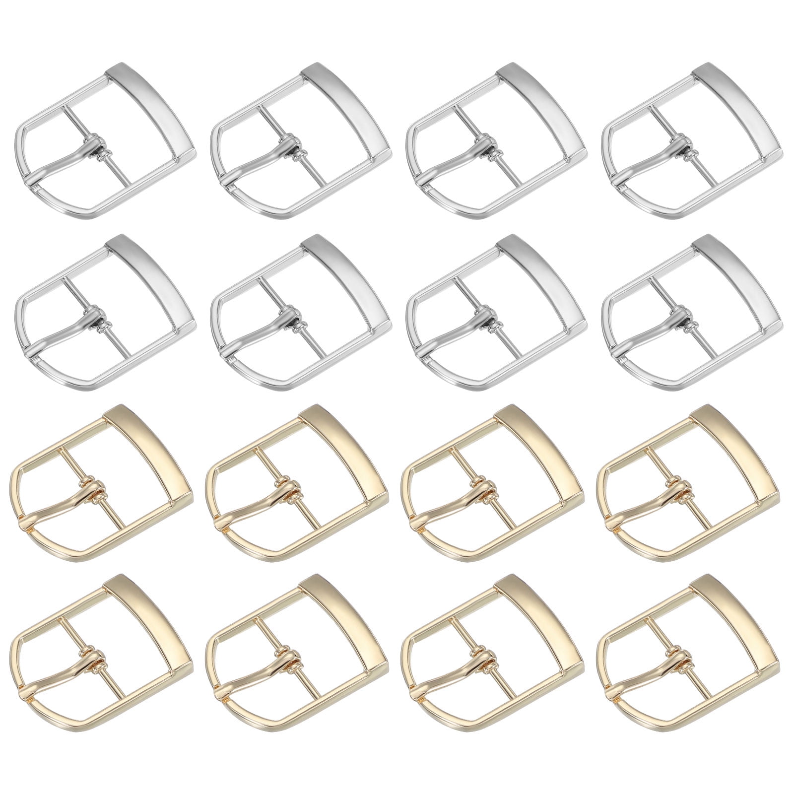 Uxcell Single Prong Belt Buckle, Metal Roller Buckle Oval Center Bar ...
