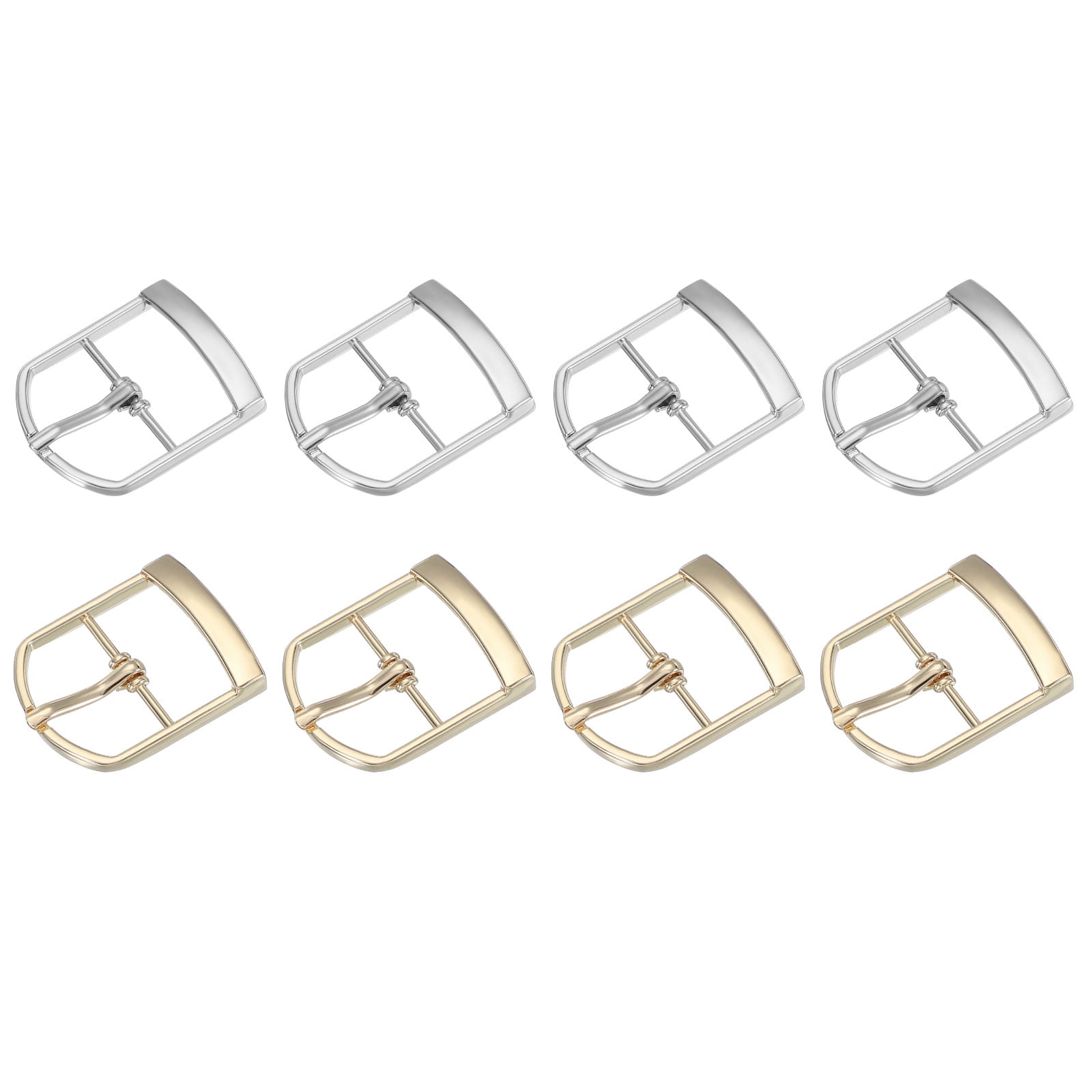 Uxcell Single Prong Belt Buckle Metal Roller Buckle Oval Center Bar ...