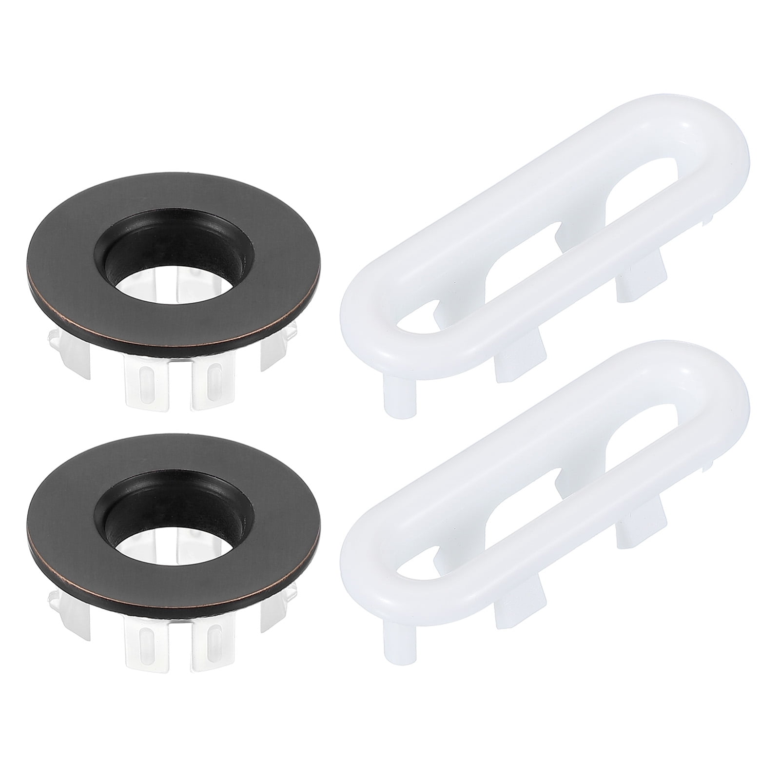 Uxcell Sink Overflow Ring, Bathroom Sink Overflow Drain Cover Insert ...