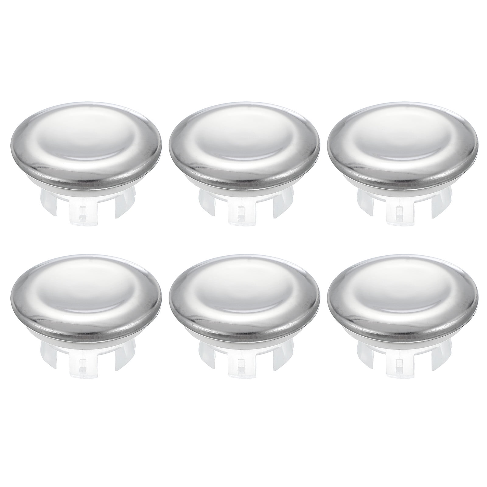 Uxcell Sink Overflow Ring, Stainless Steel Bathroom Dual Layer Sink ...