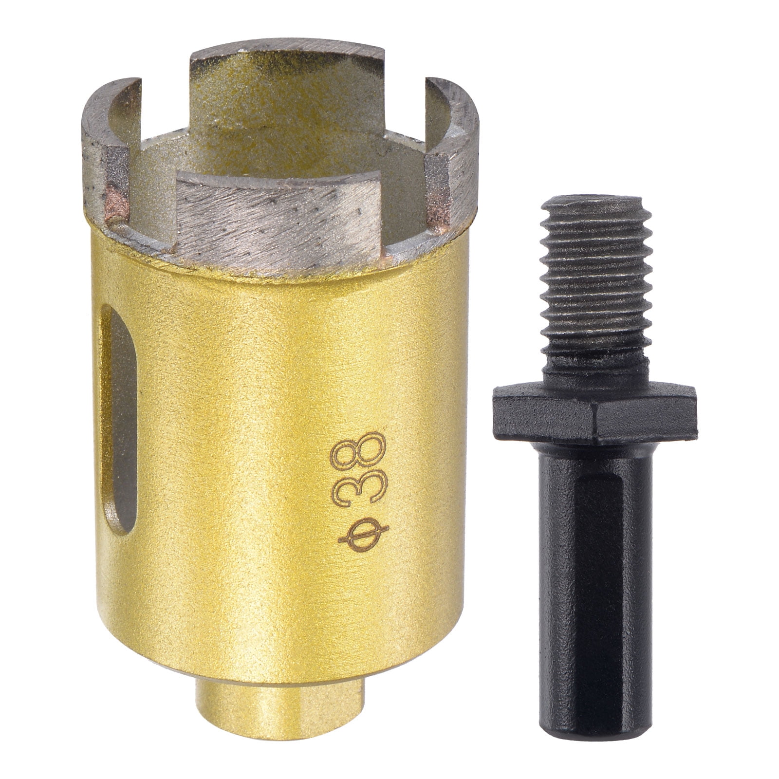 Uxcell Sintered Diamond Core Drill Bit with Arbor Adapter for Masonry ...