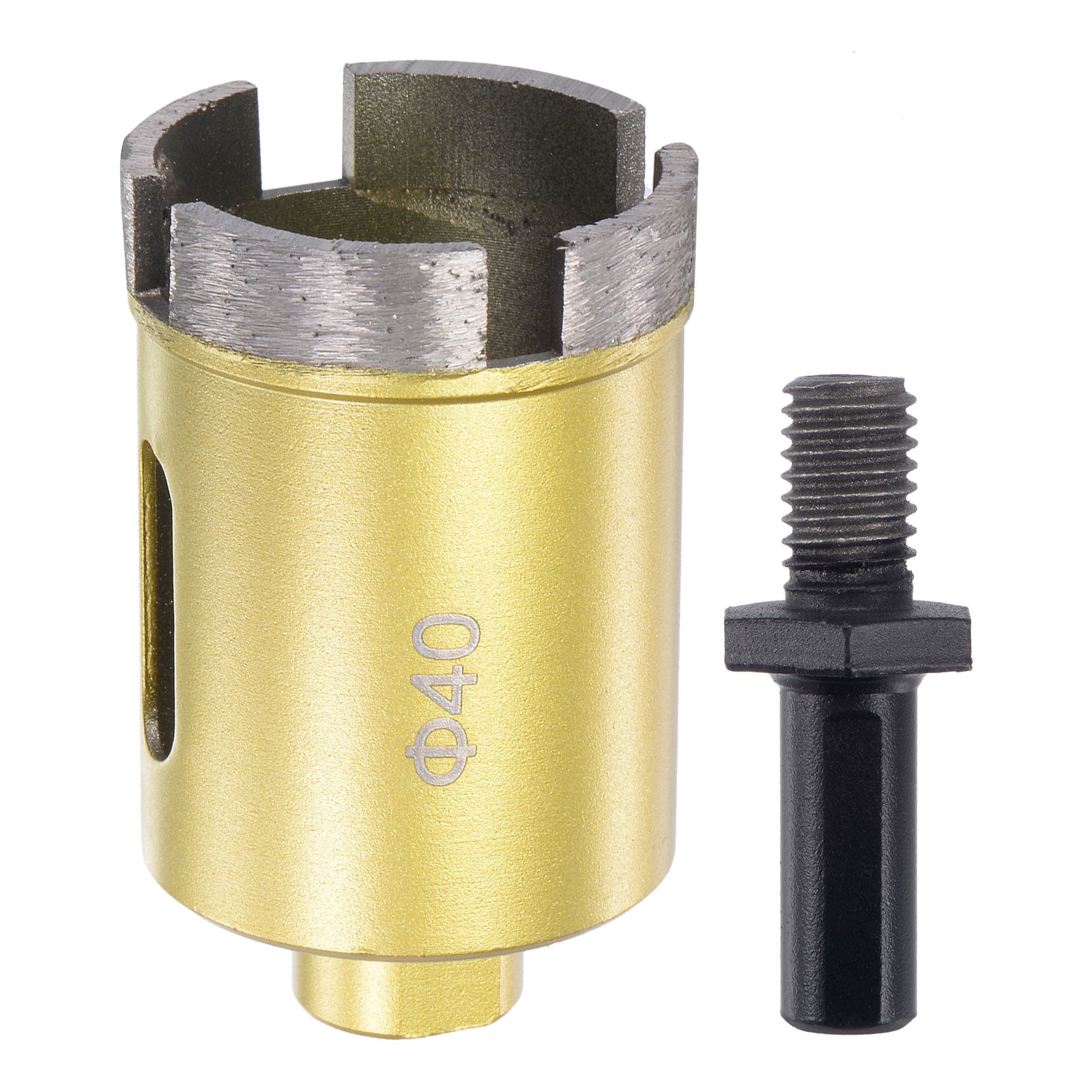 Uxcell Sintered Diamond Core Drill Bit with Arbor Adapter for Masonry ...