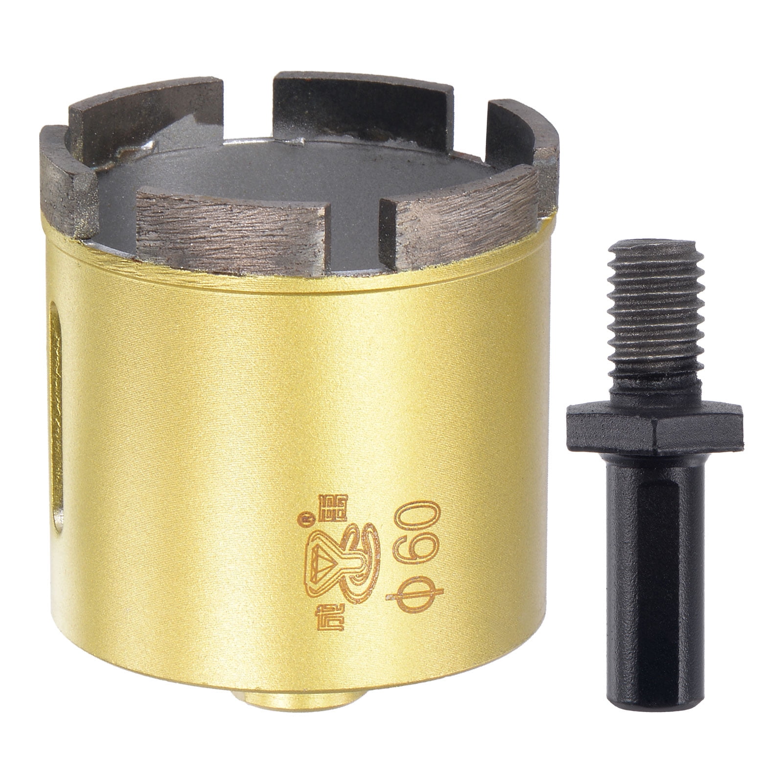 Uxcell Sintered Diamond Core Drill Bit with Arbor Adapter for Masonry ...