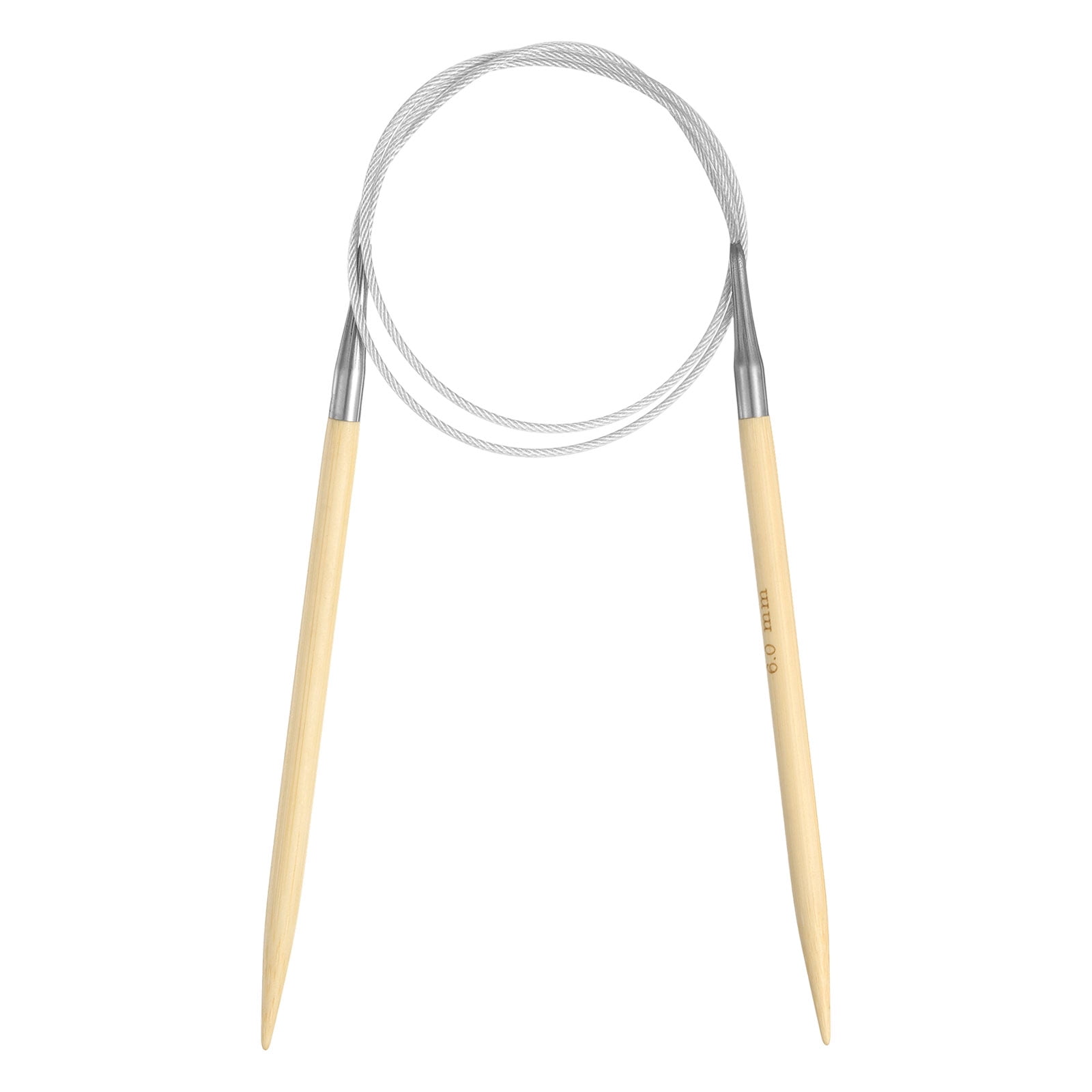 Uxcell Size US 10 (6mm) Bamboo Circular Knitting Needle 32 Inch Round ...