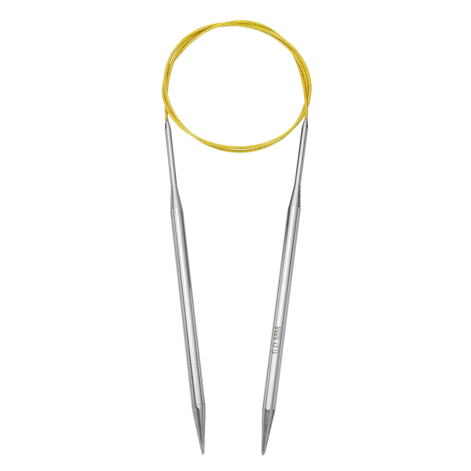 Uxcell Size US 10 Knitting Needles Circular Needle 31 inch Round Metal ...